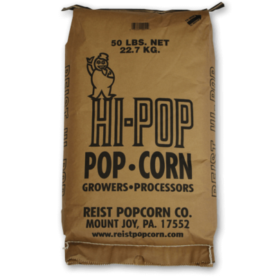 Organic Yellow Butterfly Popping Corn (50lb) | Reist Popcorn Company